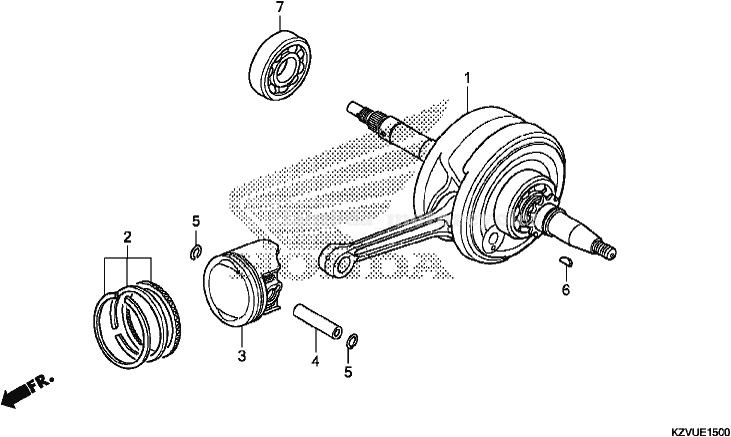 Crank / Piston – CRF110F 2013 – 2023 – LAMBDA MOTORCYCLES