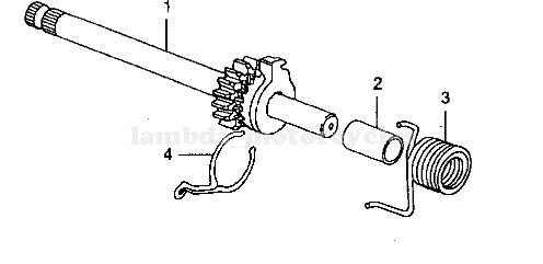Kick Start Spindle – LAMBDA MOTORCYCLES