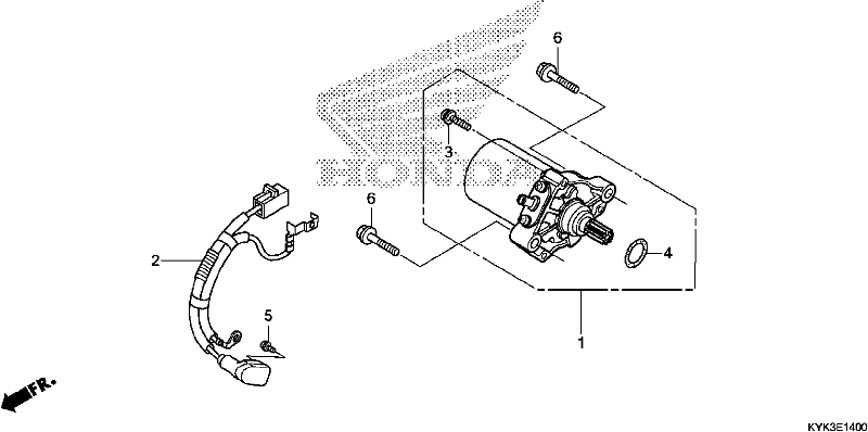 Starter Motor – Honda CRF110 2013 – 2023 – LAMBDA MOTORCYCLES